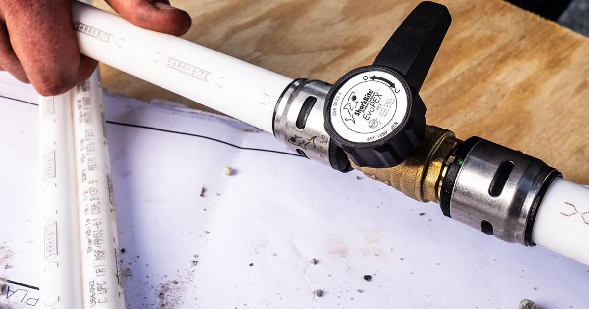 EvoPEX Push to Connect Supply Stop Valves | SharkBite
