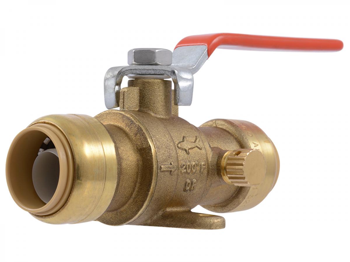 Ball Valve with Drain and Mounting Tab | SharkBite