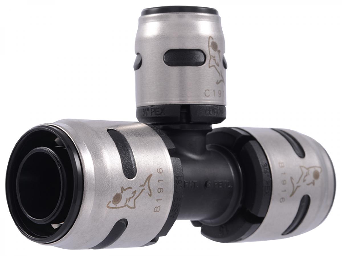 EvoPEX Reducing Tee, PEX Pipe Connection | SharkBite