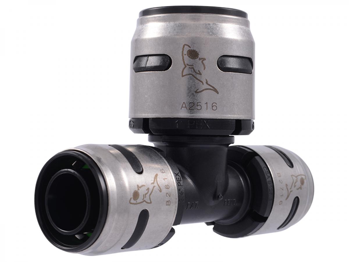 EvoPEX Reducing Tee, PEX Pipe Connection | SharkBite