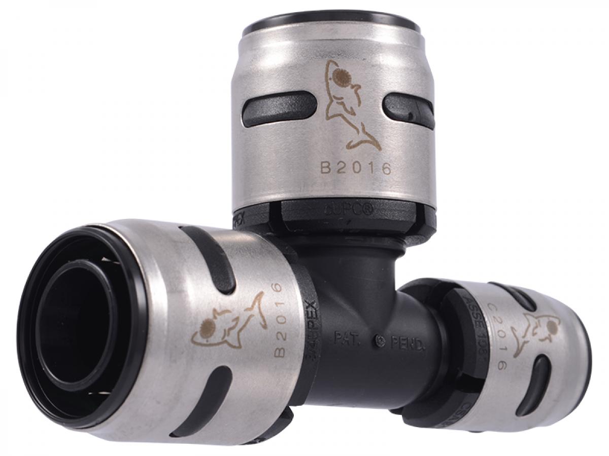 EvoPEX Reducing Tee, PEX Pipe Connection | SharkBite