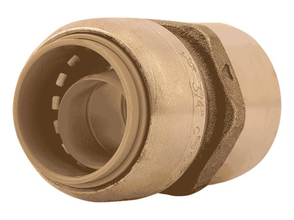 Brass Push Female Tube and Pipe Adapter | SharkBite