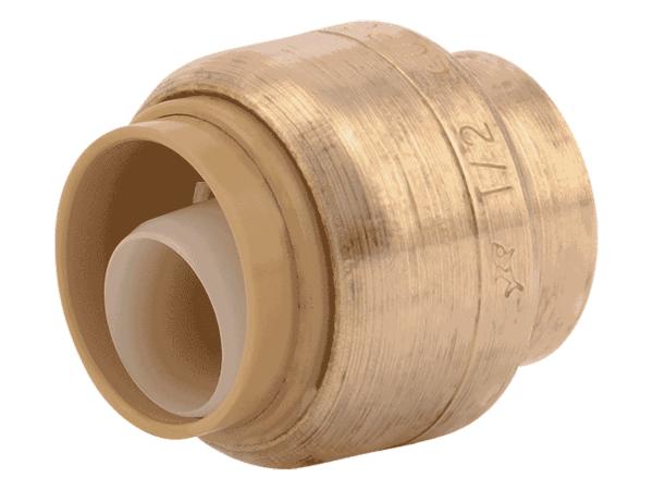 Brass Push To Connect Plug, Cap | SharkBite