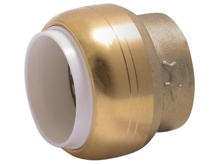 Brass Push To Connect Plug, Cap | SharkBite