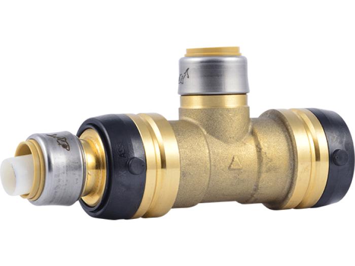 Brass Push-to-Connect Reducing Tee | SharkBite