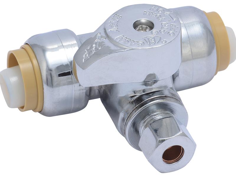 Tee Stop Valve, Add Supply Lines to Fixtures | SharkBite