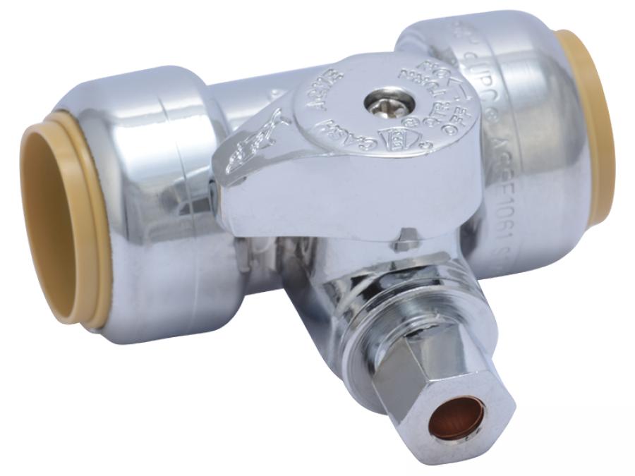 Tee Stop Valve, Add Supply Lines to Fixtures | SharkBite